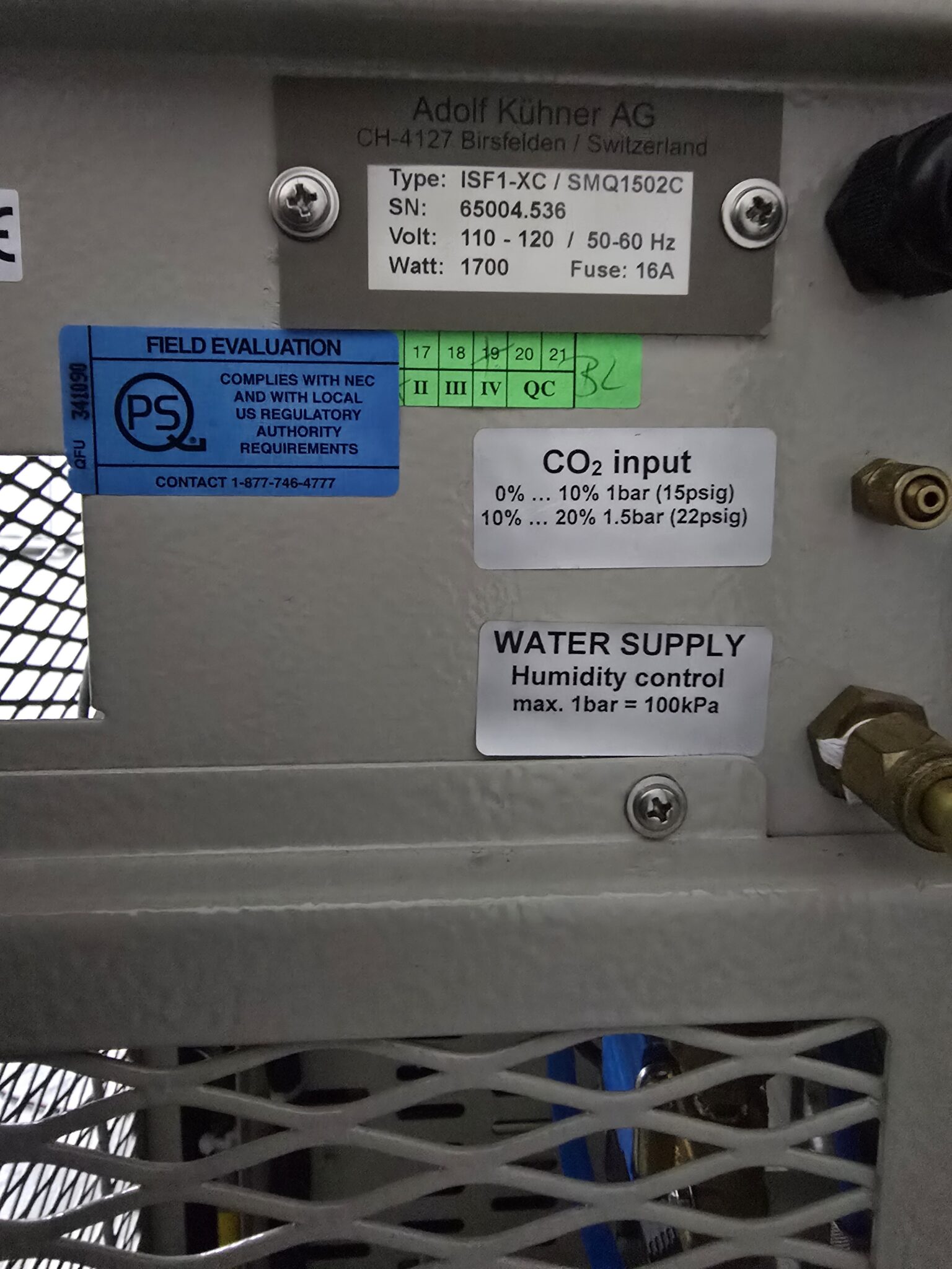 Kuhner Triple Stack Incubator Shaker ISF1-XC with CO2 Humidity Cooling ...